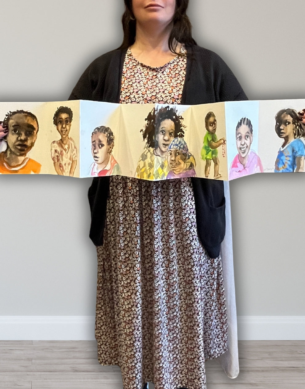 Wendy Sharpe artwork | Ethiopian children | Hamlin Shop – The Hamlin Shop